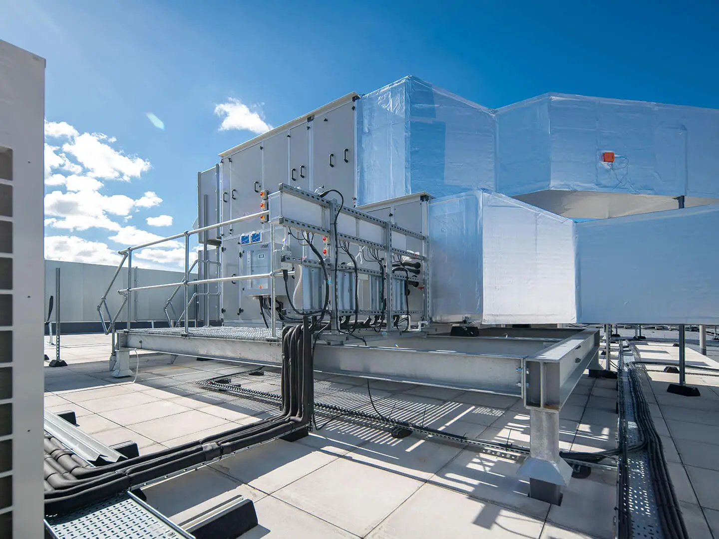 IKO Spectraplan Ballasted TPE Roofing System for Flat Roofs